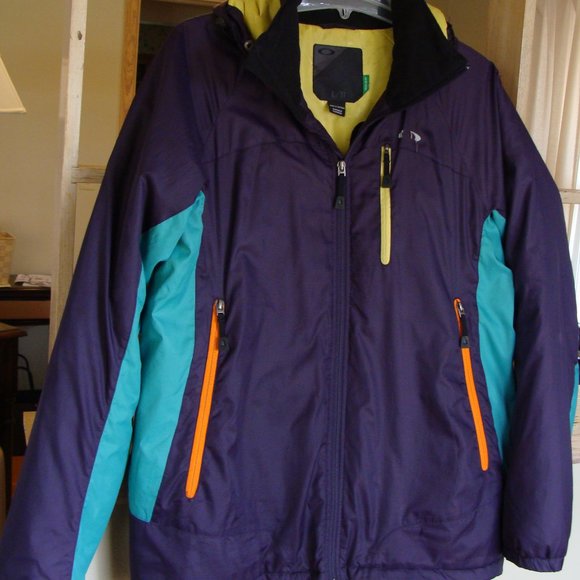 Oakley | Jackets & Coats | Oakley Jacket Large Purple Blue | Poshmark